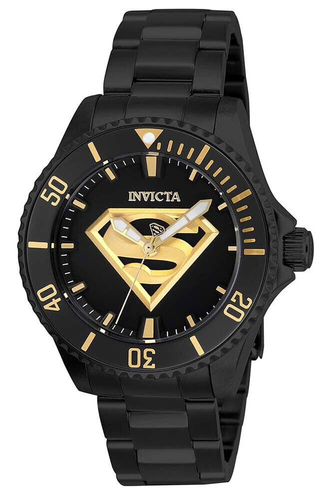 Invicta DC Comics 38mm Stainless Steel Strap Automatic Watch - Black ...