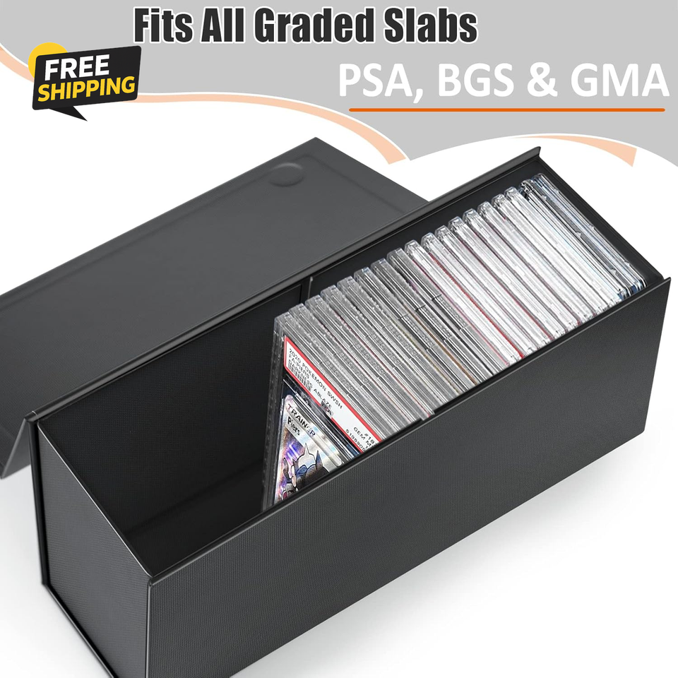 PSA Graded Card Storage Box PSA Graded Card Storage Holder Container ...