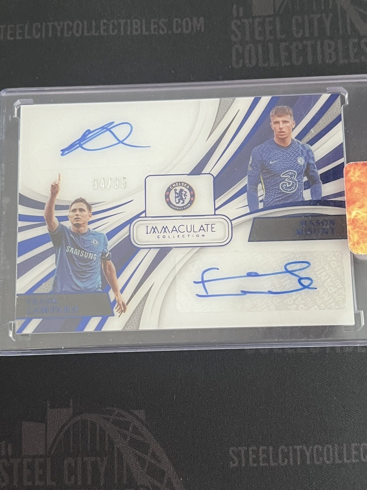 Frank Lampard / Mason Mount 2021 Immaculate #DA-CHE Immaculate Dual ...