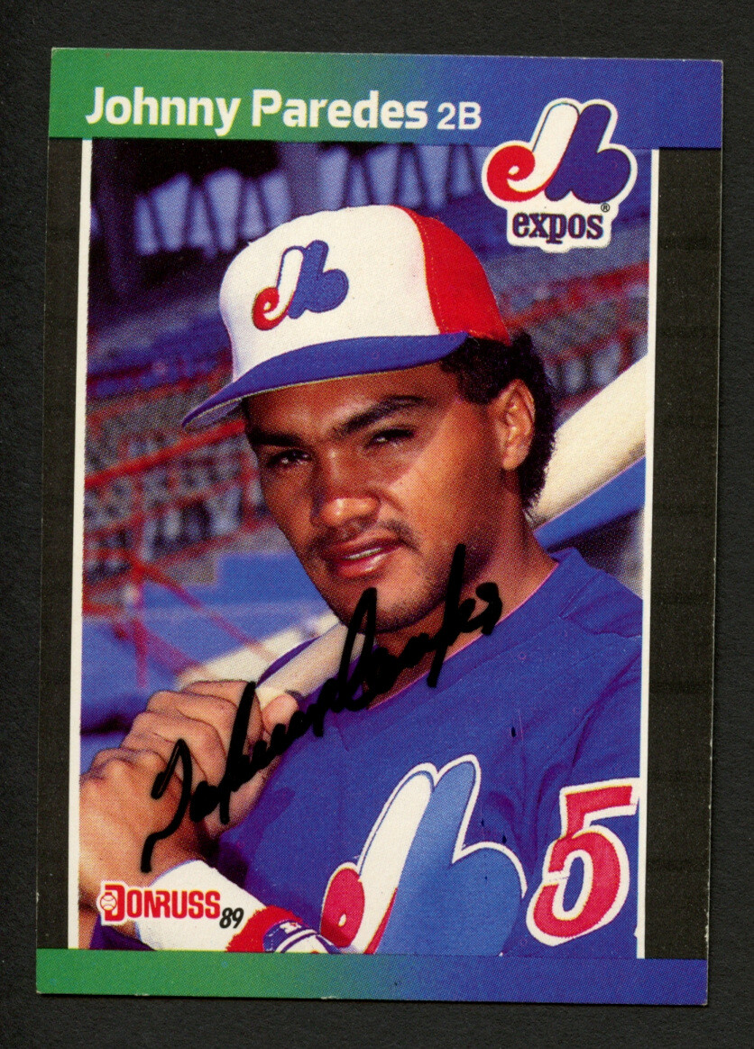 Johnny Paredes #570 signed autograph auto 1989 Donruss Baseball Trading ...