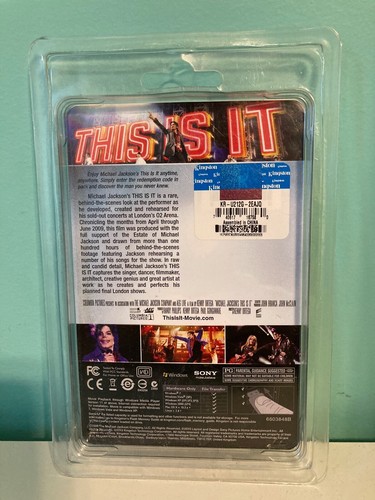 NEW Michael Jackson This Is It Limited Edition USB Drive 2GB Movie Pre ...