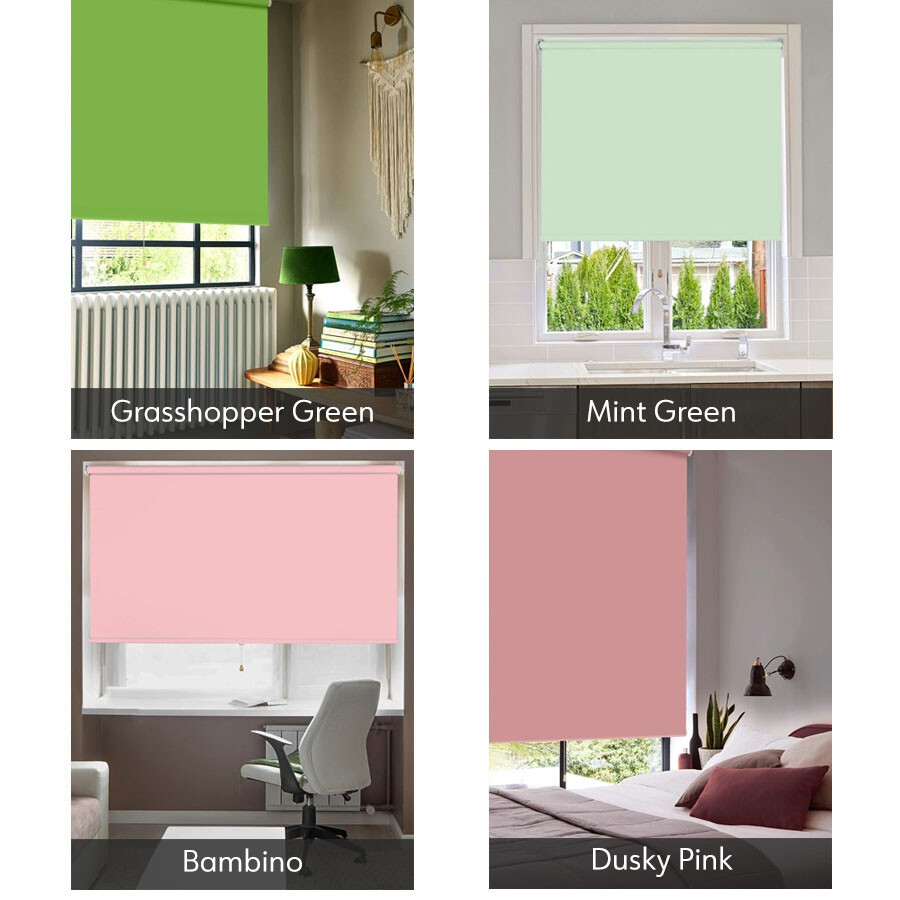 Spring Loaded Roller Blinds - Blackout Cordless Blinds Ideal For Kids ...