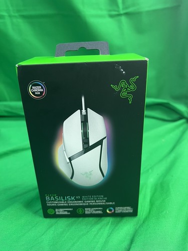 Razer Basilisk V3 Wired Optical Gaming Mouse with Chroma RBG Lighting ...