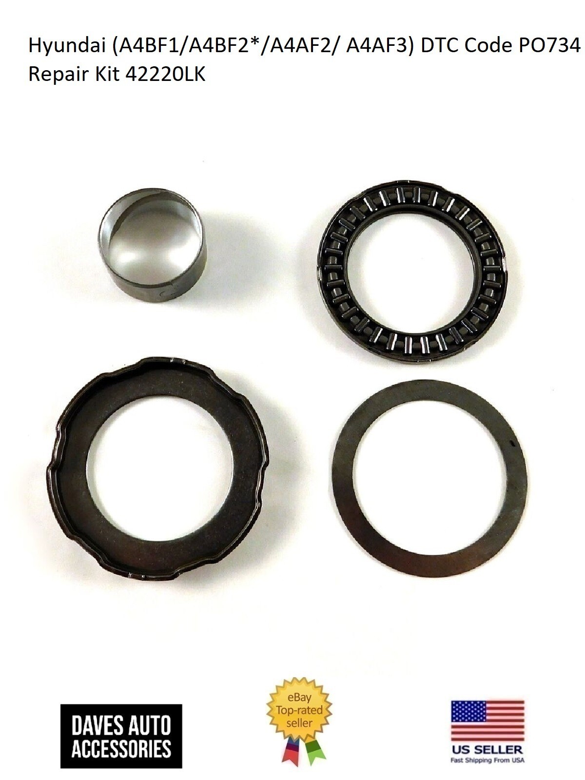 Hyundai (A4BF1/A4BF2*/A4AF2/ A4AF3) DTC Code PO734 Repair Kit 42220LK ...