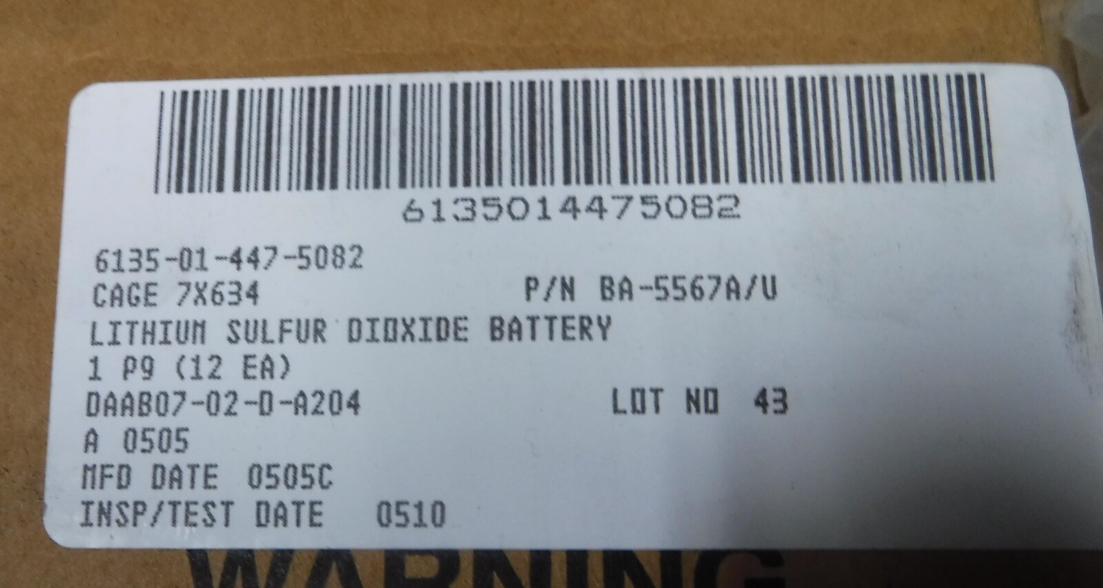 BA-5567A FOR PVS-5 BOX OF 12 FREE SHIPPING | eBay