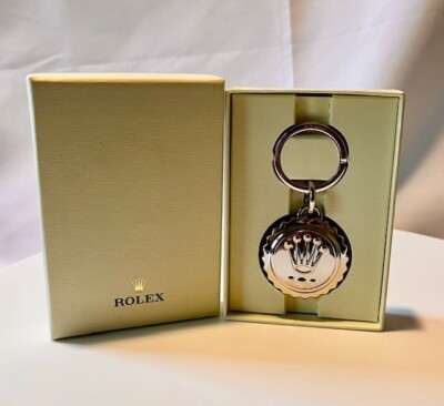 ROLEX SILVER CROWN KEYCHAIN VIP COLLECTORS NEW IN BOX | eBay