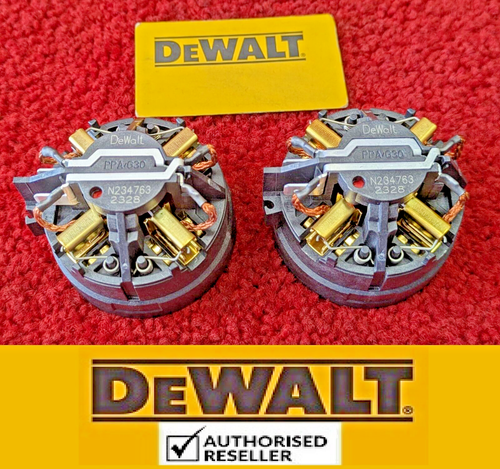 2x GENUINE DEWALT CARBON BRUSH HOUSING N412223 FITS DCG412 DCS380 ...