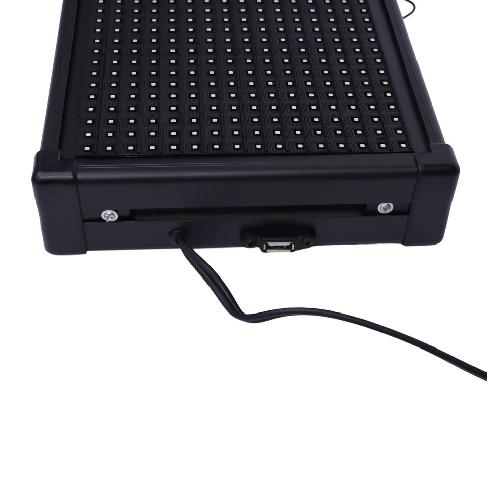 26"x8" LED Advertising Sign 7 Color Programmable Scrolling Message ...