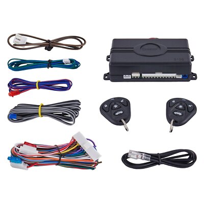 AVITAL 3100LX 3 CHANNEL CAR ALARM SYSTEM SECURITY 2 REMOTES AND KEYLESS ...