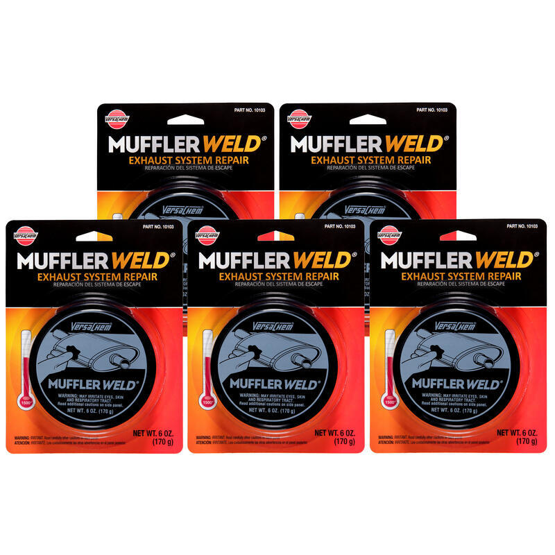 VersaChem Muffler/Exhaust Putty 10103 (5pk); Muffler Weld 1500 Degrees ...