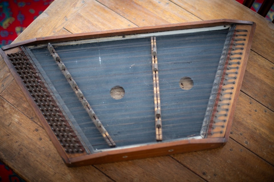 Antique - Hammered Dulcimer - String Harp Instrument - Restoration ...