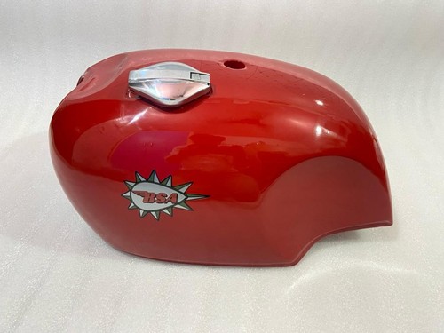 BSA A65 Spitfire 4 Gallon Steel Red Painted Gas Fuel Petrol Tank with ...