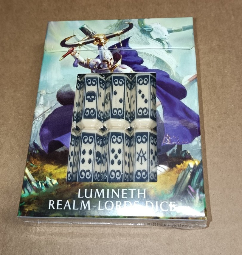 WARHAMMER AGE OF SIGMAR - LUMINETH REALM LORDS - DICE SET - NEW - NIB ...
