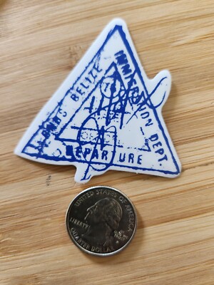 Customs Sticker Customs Decal Travel Sticker Laptop Sticker Computer ...