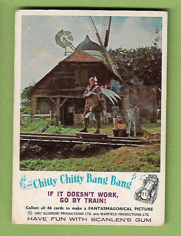 #D449. SCANLENS 1969 CHITTY CHITTY BANG BANG CARD #11 GO BY TRAIN | eBay