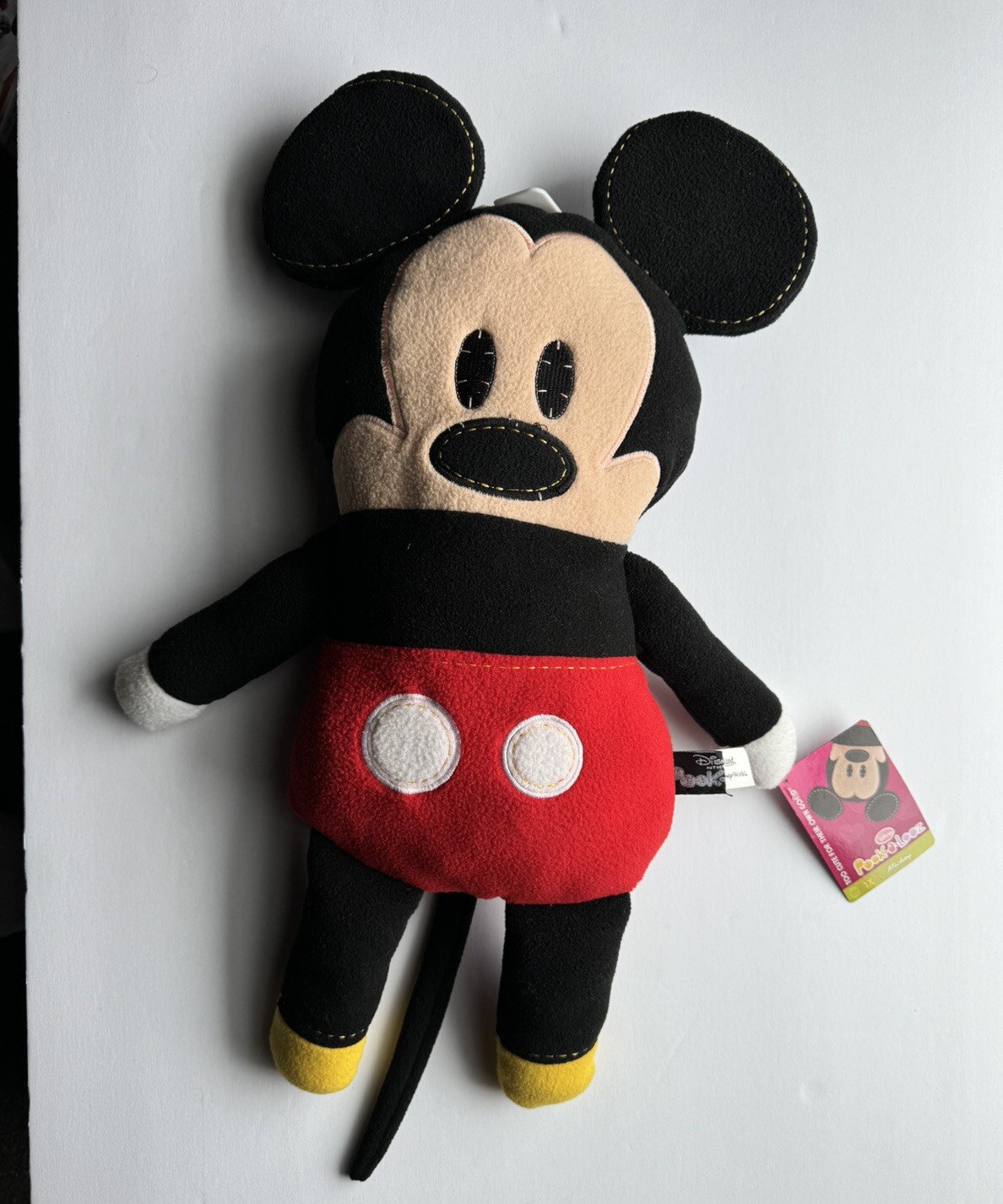 Pook A Looz 20’’ Giant Mickey Mouse Plush Disney New With Tags | eBay