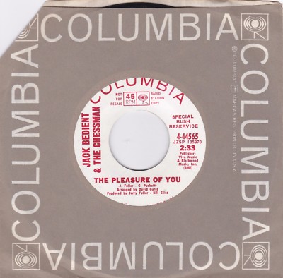 Northern Soul 45RPM - Jack Bedient Et The Échecs Sur Columbia - Rare ...