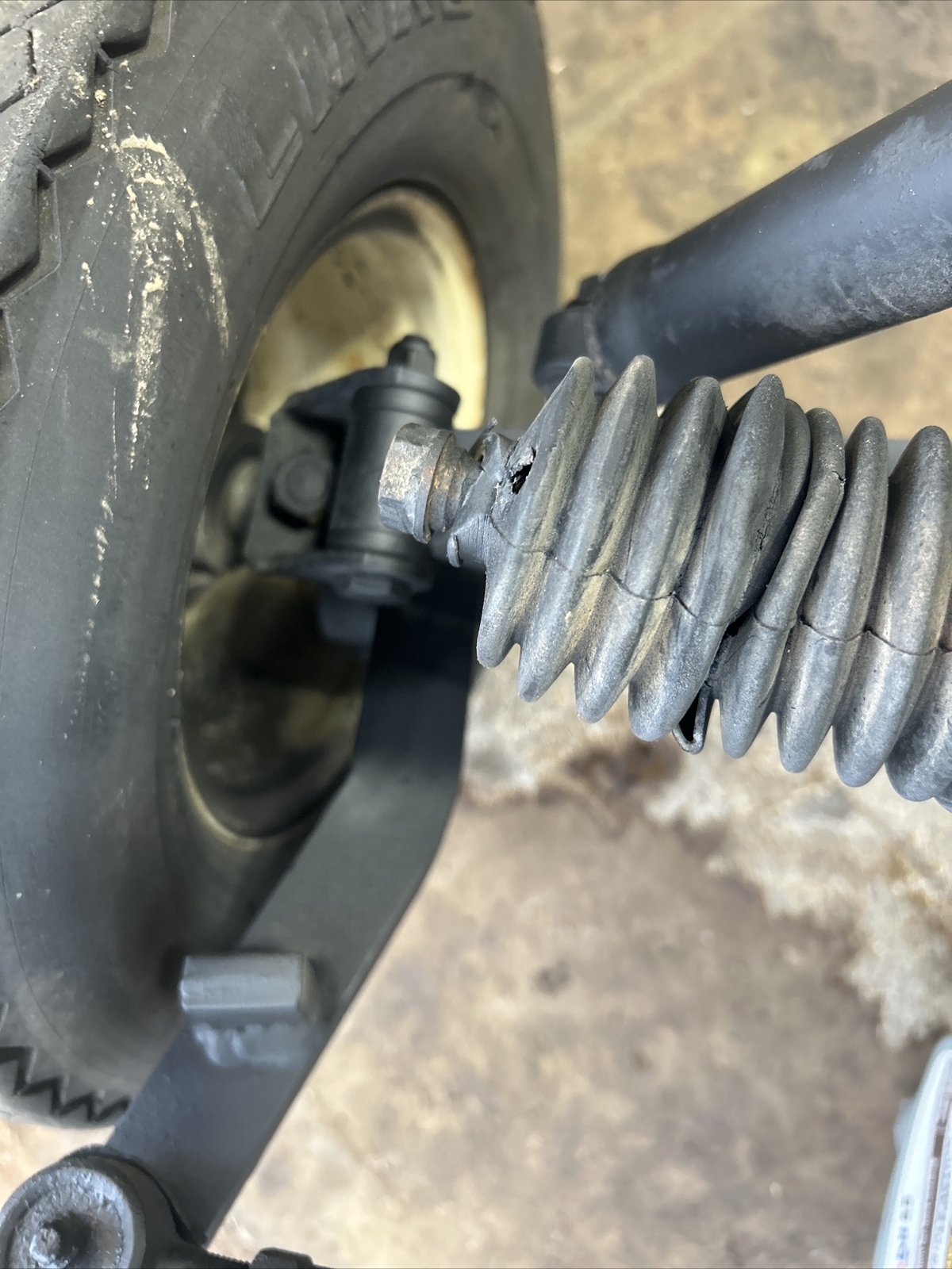 2001 Club Car CarryAll Front Subframe Cradle Piece Steering Rack