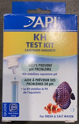 API KH Test Kit Carbonate Hardness Test for Marine and Freshwater ...