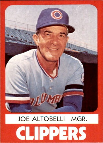 1980 Columbus Clippers TCMA #8 Joe Altobelli Manager Baseball Card | eBay