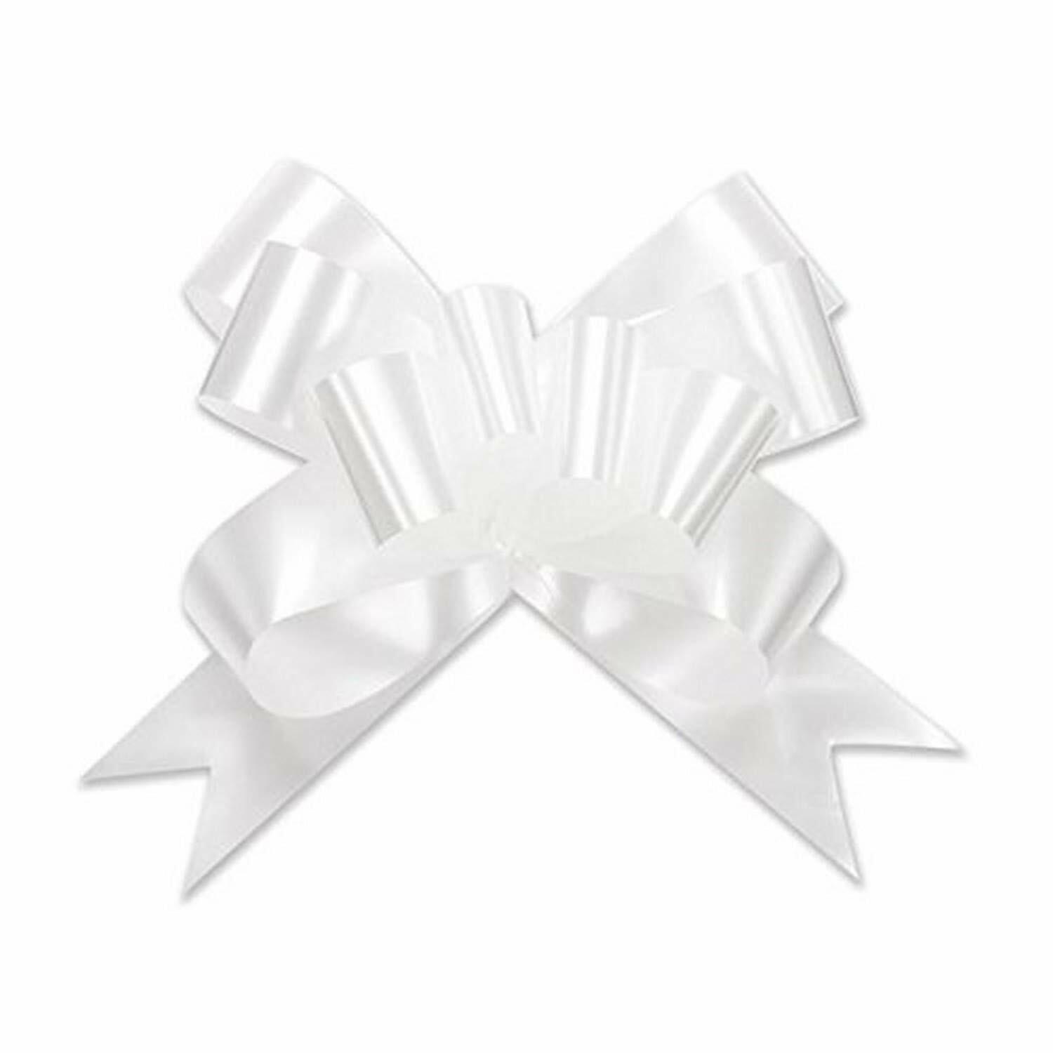 BERWICK BOW MAGIC PULL BOWS WHITE BUTTERFLY 4 INCH LOT OF 100 | eBay