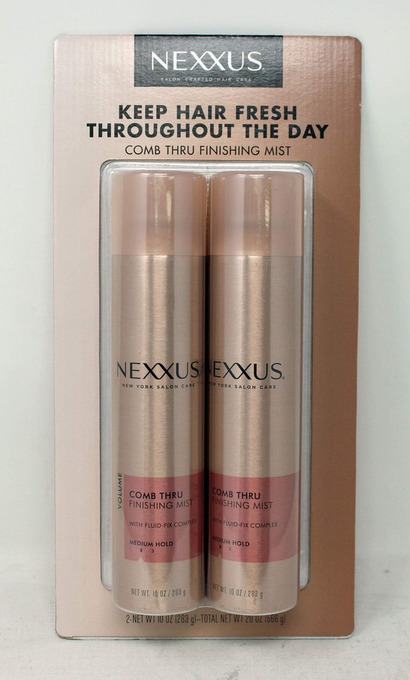 Nexxus Comb Thru Volume Finishing Mist 10 Ounce Pack of 2 Medium Hold ...