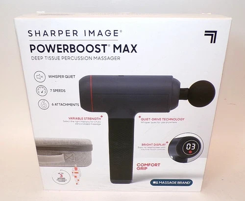 Sharper Image Powerboost Max Deep Tissue Percussion Massager- SEALED | eBay