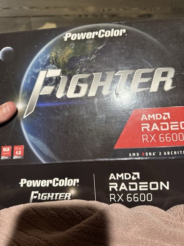 PowerColor AMD Radeon RX 6600 Fighter 8GB Graphics Card CIB *Black ...
