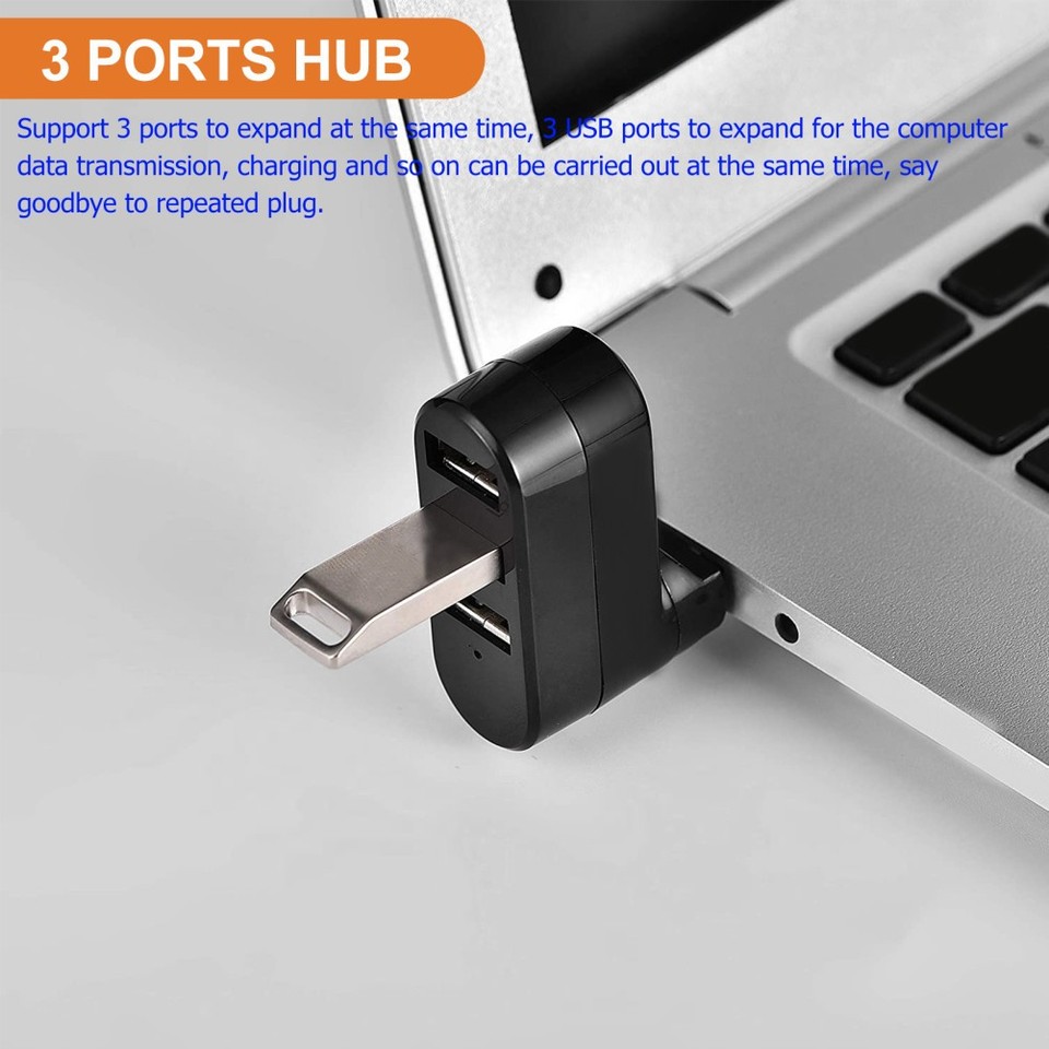 2 Pcs Ethernet Powerline Adapter Double Australia Usb Port Extender for ...