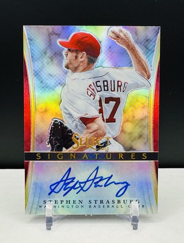 2013 Select Signatures Prizm #SS Stephen Strasburg 4/25 | eBay