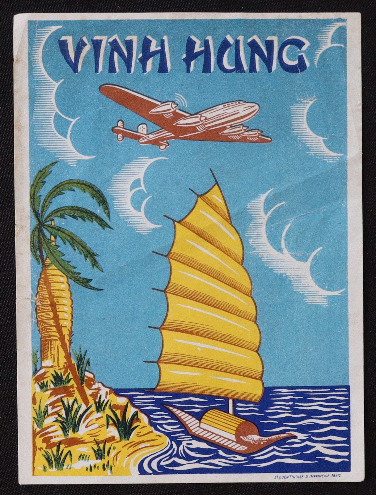 Antique VINH HUNG Fabric Label? junk plane | eBay