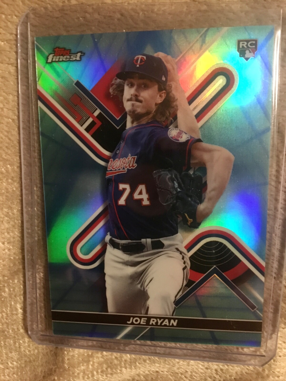 2022 TOPPS FINEST 19 JOE RYAN RC TWINS BLUE/AQUA VAPOR REFRACTOR ...