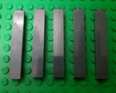 *NEW* Lego Grey Pillars Tall Columns 1x6x1 Stud Posts Houses Towers - 5 ...