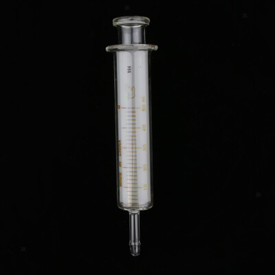 Reusable Glass Glycerin Syringe for Enema Purposes Lab Experiment 50ml ...