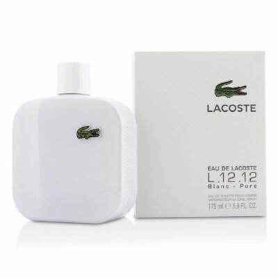 Lacoste Eau de Blanc L.12.12 5.9 oz. (175ml) Eau de Toilette for Men ...