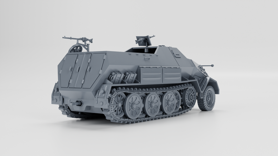 Sd.Kfz.8 DB10 Gepanzerte 12t - German Army - 28mm Scale - Bolt Action ...