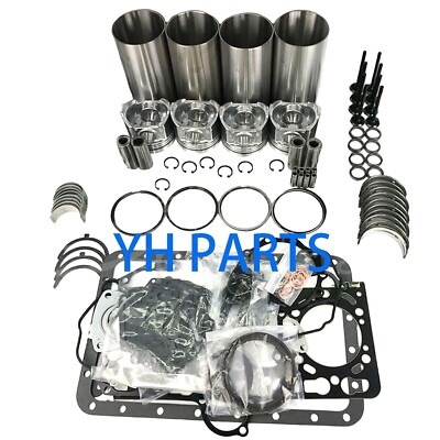 For Kubota Engine Overhaul V1902 Rebuild Kit Bobcat 784 231 331 THOMAS ...
