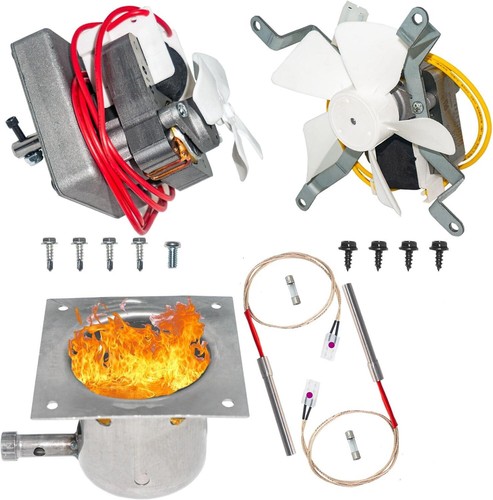 Auger Motor&Fan Fire Burn Pot Hot Rod ignitor for Traeger/Pit Boss/Camp ...