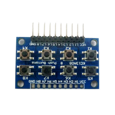 1 PCS 8-button level Push Buttons module 8 Keyboard Keypad for arduiuo ...