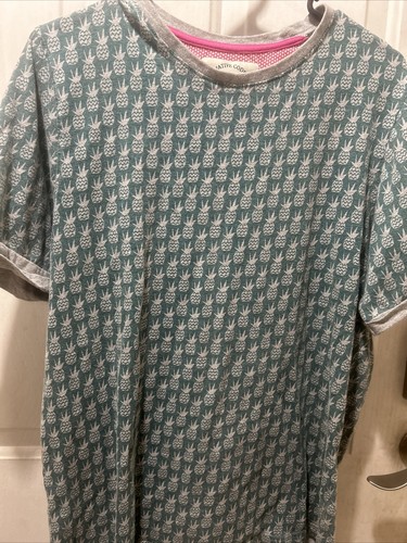 Native Code T-Shirt Men's Medium Pineapple Print Short Sleeve Green ...