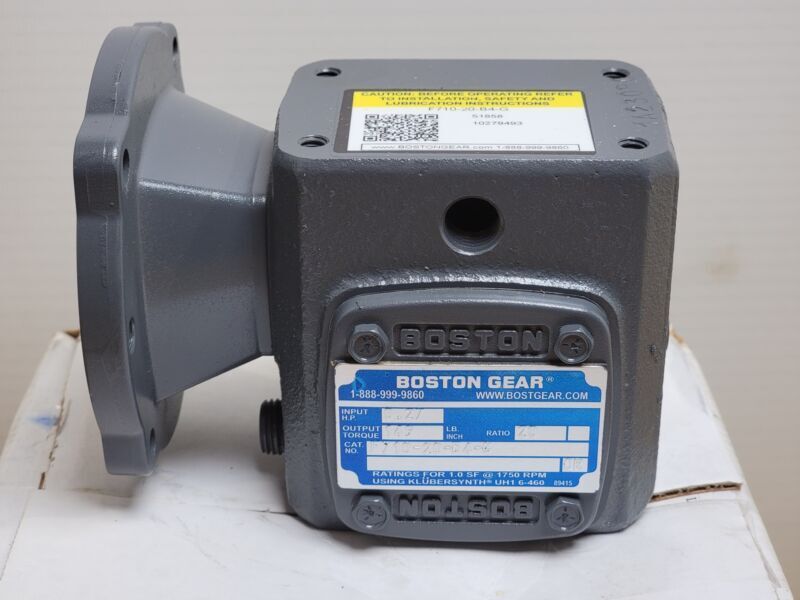 Boston Gear Speed Reducer, Gear Box F710-20-B4-G, 20:1 Ratio | eBay