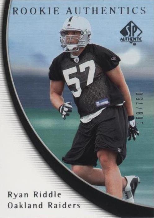 2005 SP Authentic - Rookie Authentics Ryan Riddle #174 /750 (RC) for ...