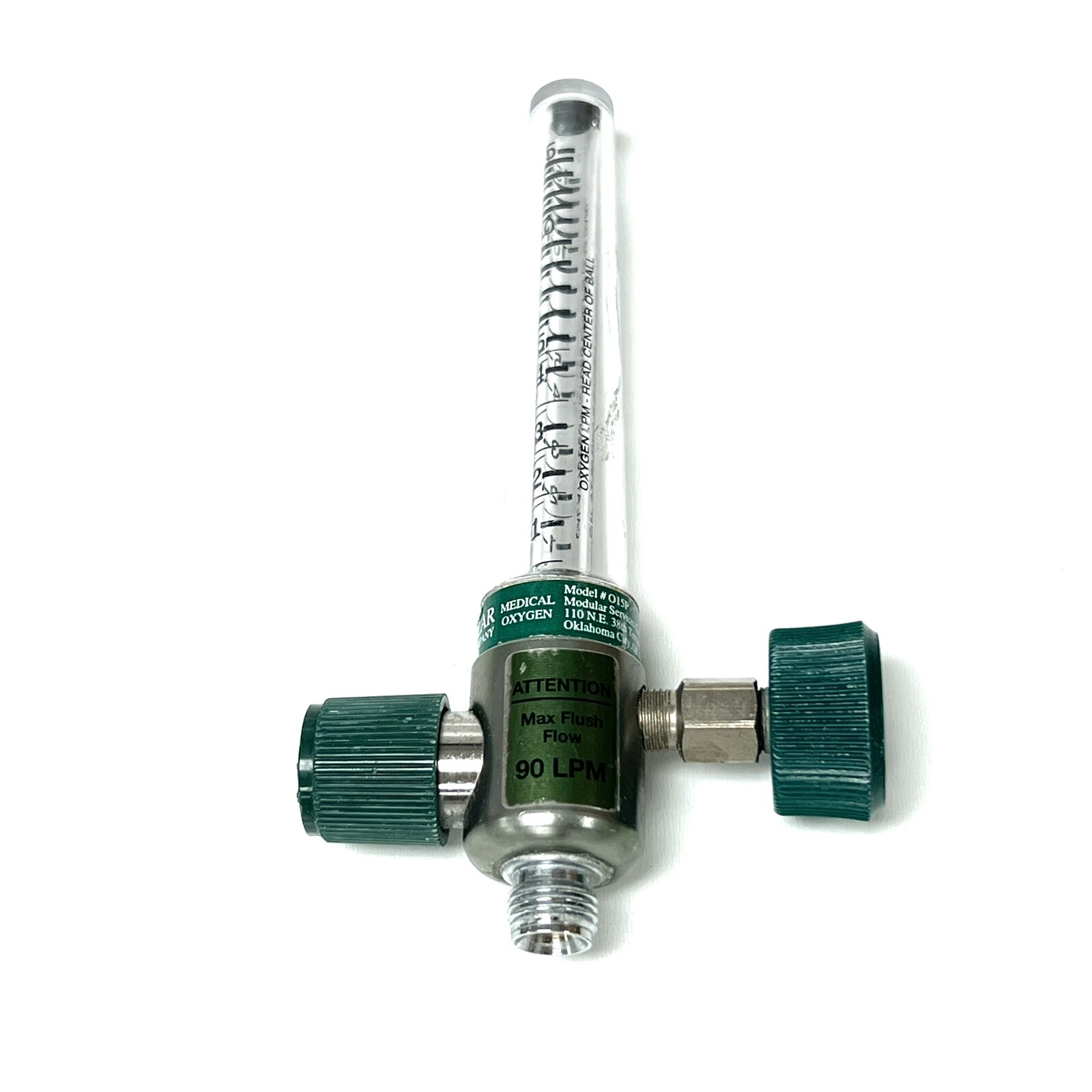 Precision Medical/Ohio, O2 Flowmeter, Model 1MFA, Female Connector | eBay