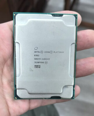 Intel Xeon Platinum 8362 QS LGA-4189 2S CPU Processor 2.80GHz 32-Core ...