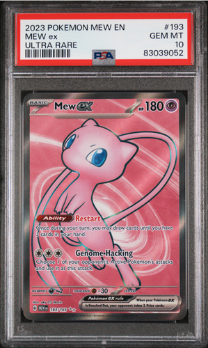 Pokemon Mew Ex 193/165 Ultra Rare EN-Pokemon 151 PSA 10 | eBay