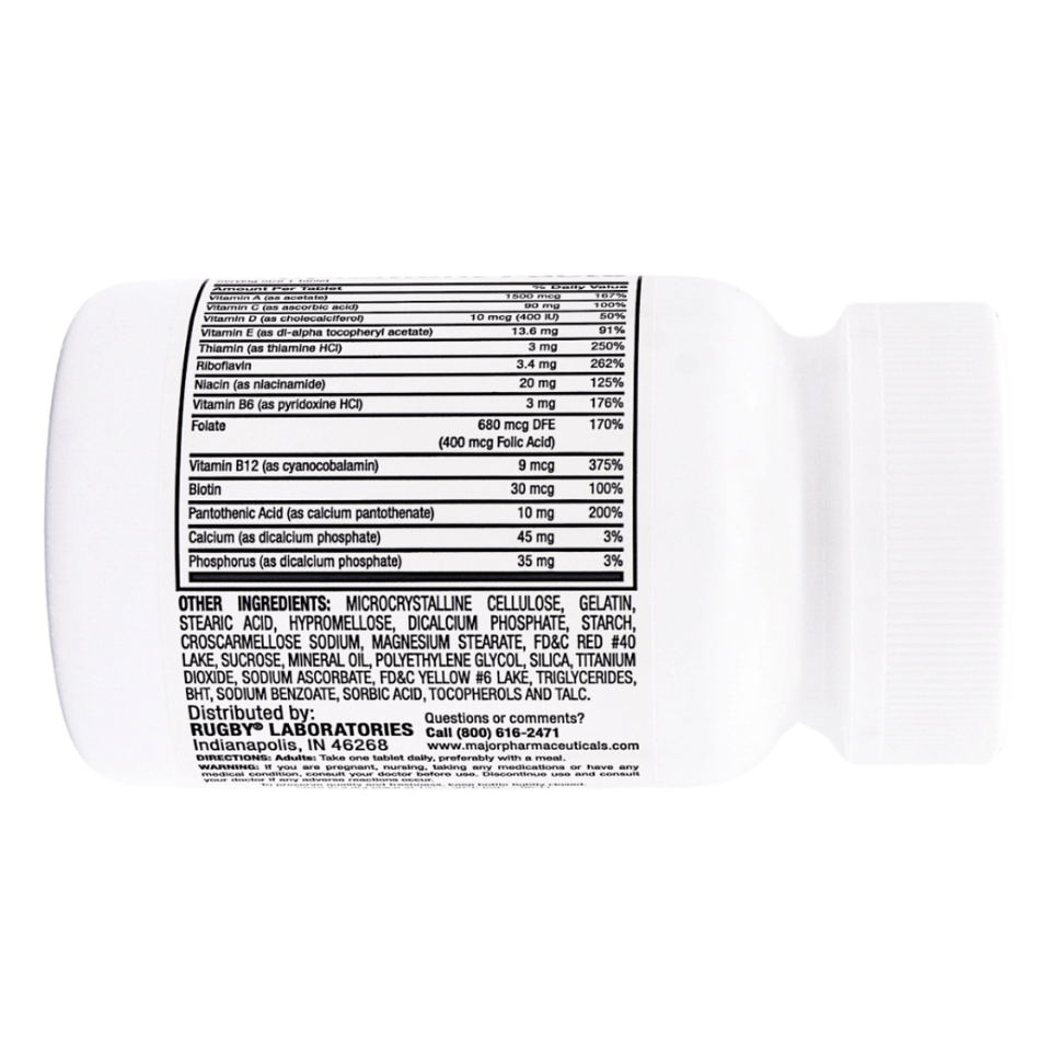 Rugby Therems Multivitamin - 130 Tablets | Theragran-M (Exp 2-2026) - 3 ...