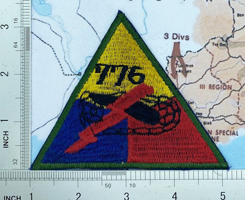 Patch , US Army Armored Tank Battalion Triangle 776 patch Division , t4 ...