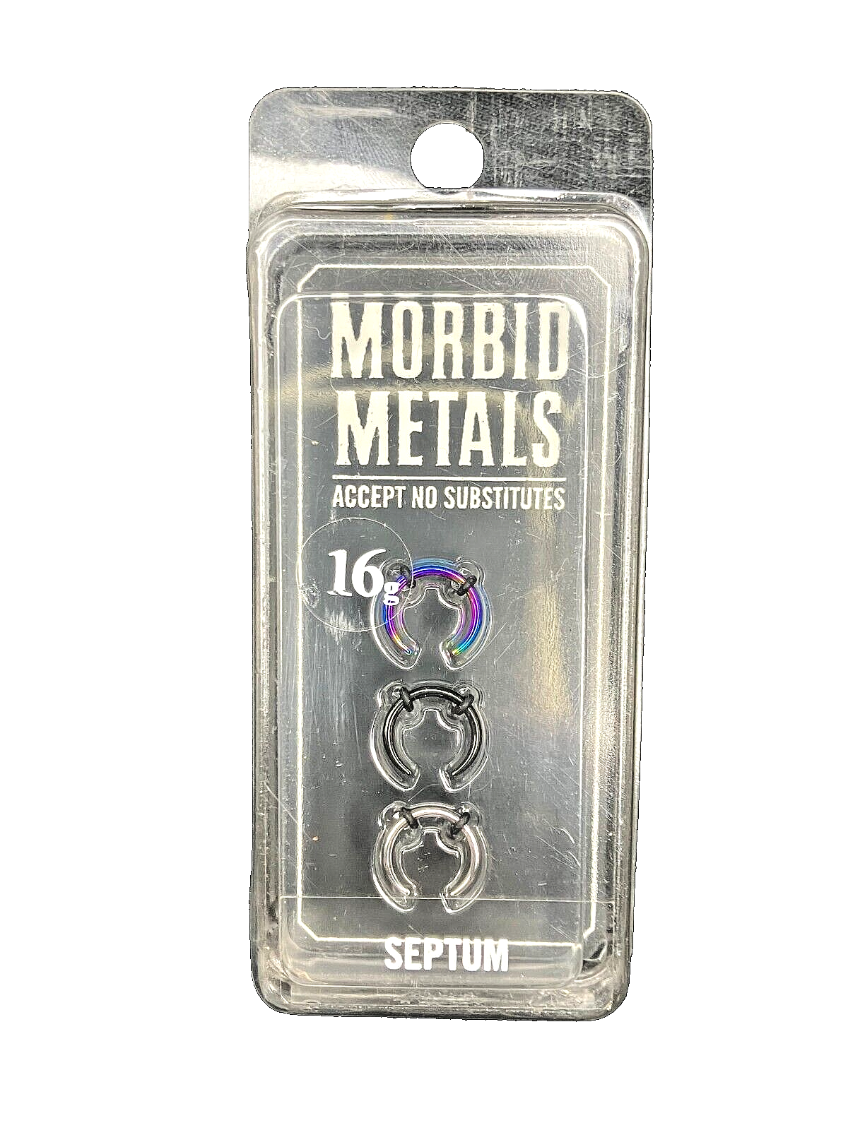 Morbid Metals Surgical Steel Septum 3 pack - 16 Gauge NEW | eBay Australia