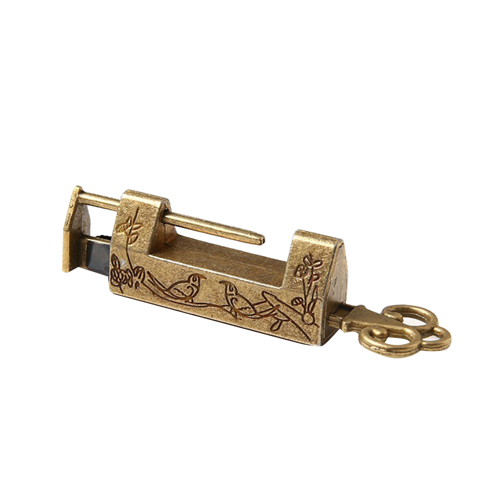 Vintage Padlock Wear Resistant Horizontal Opening Anti-deformation ...