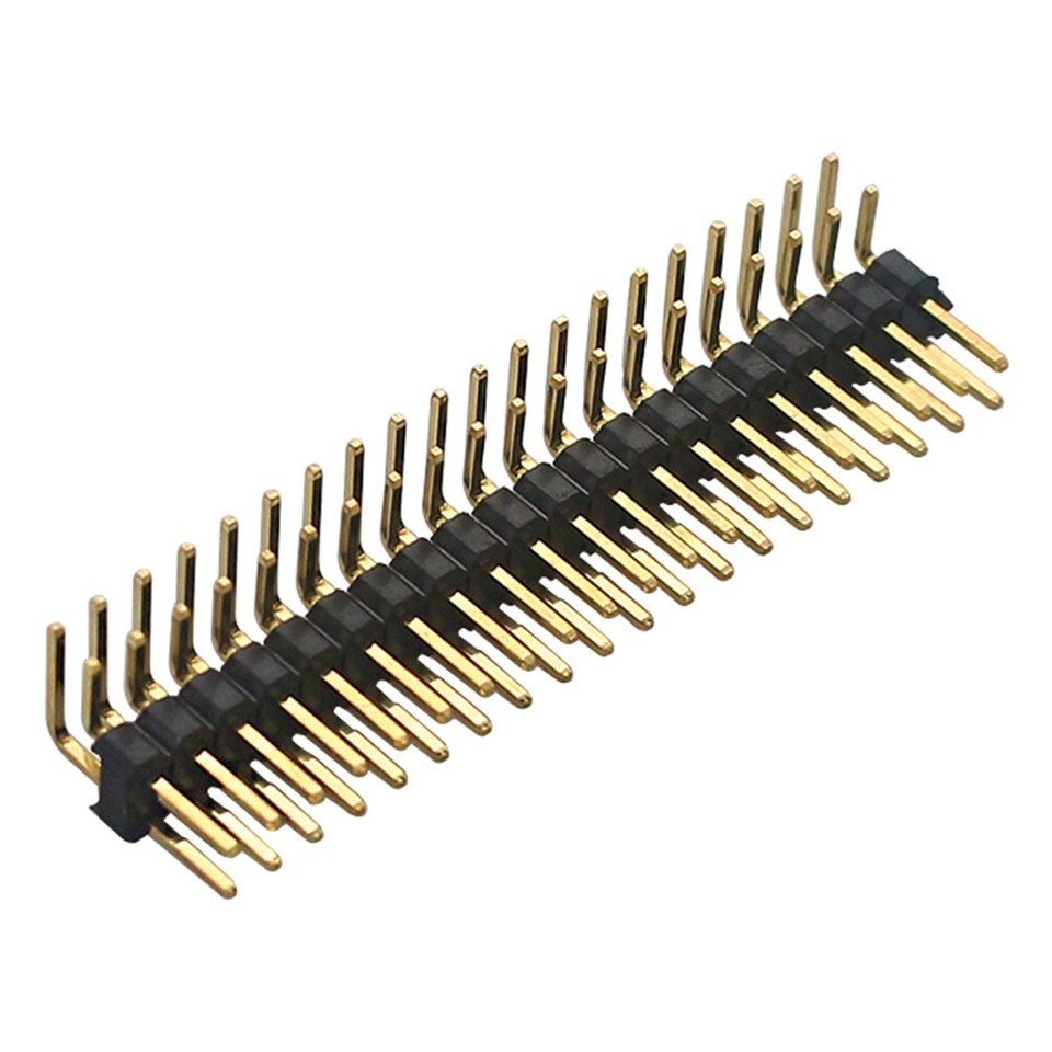 4 PCS 2x20-pin Strip Dual Male Header Pin Useful for Raspberry Pi Zero ...